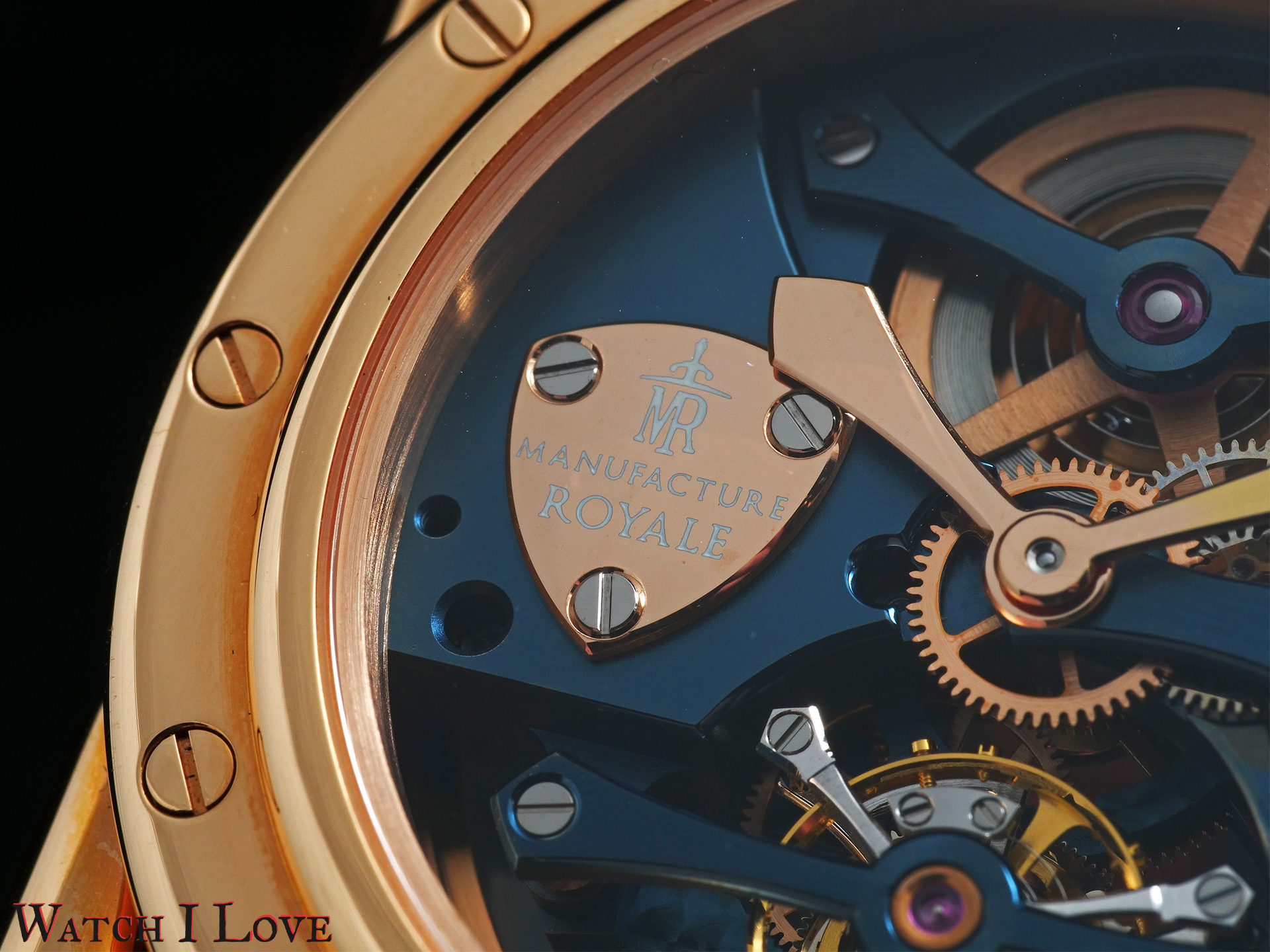 Manufacture Royale Androgyne Light Blue Rose Gold - Royale Bespoke ...