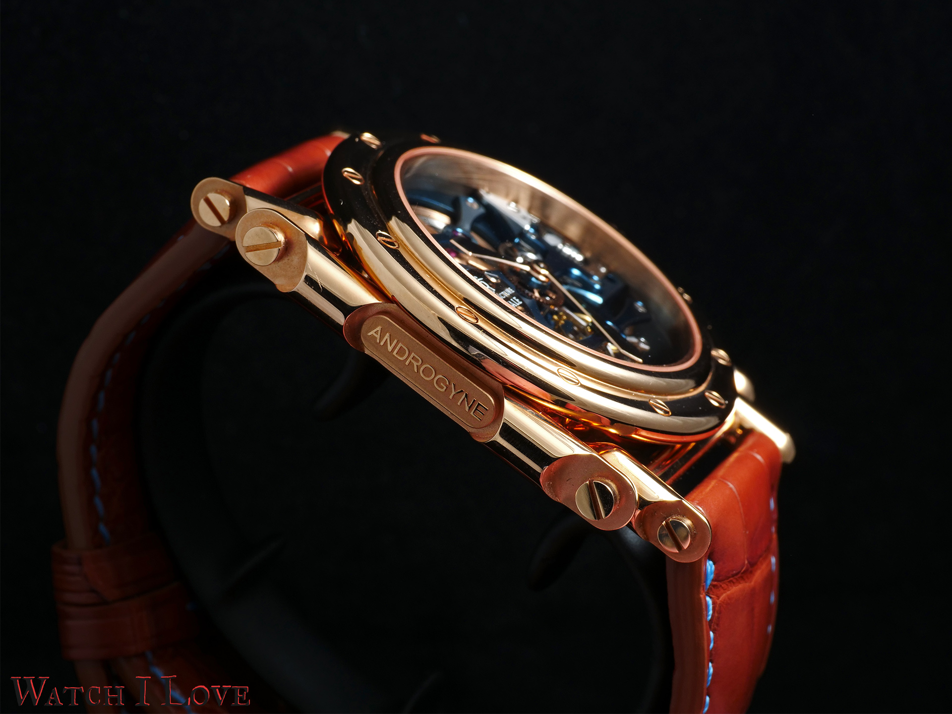 Manufacture Royale Androgyne Light Blue Rose Gold - Royale Bespoke ...