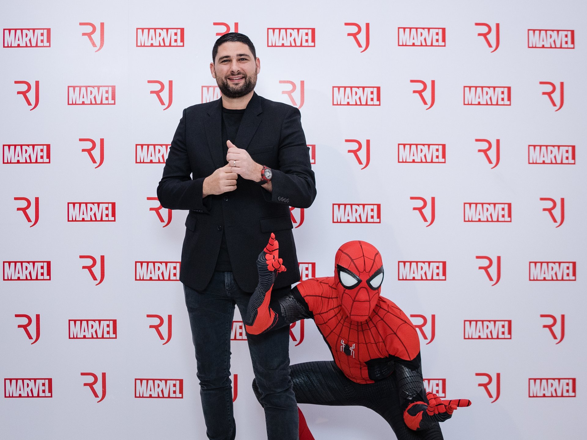 RJ and Spider-Man take over SIAR to launch Spider-Man high-end watch ...