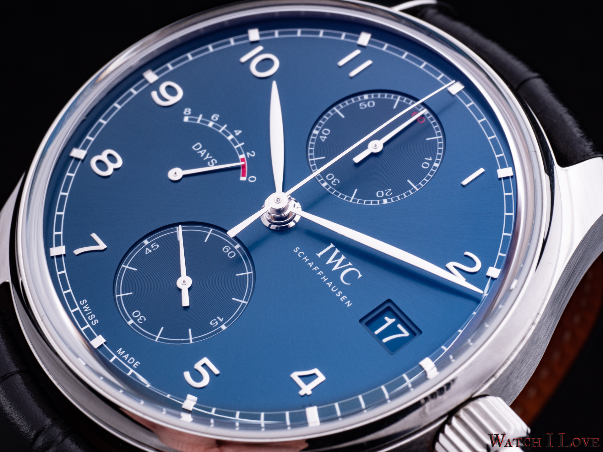 IWC Portugieser Hand Wound Monopusher Edition "Laureus Sport for Good ...