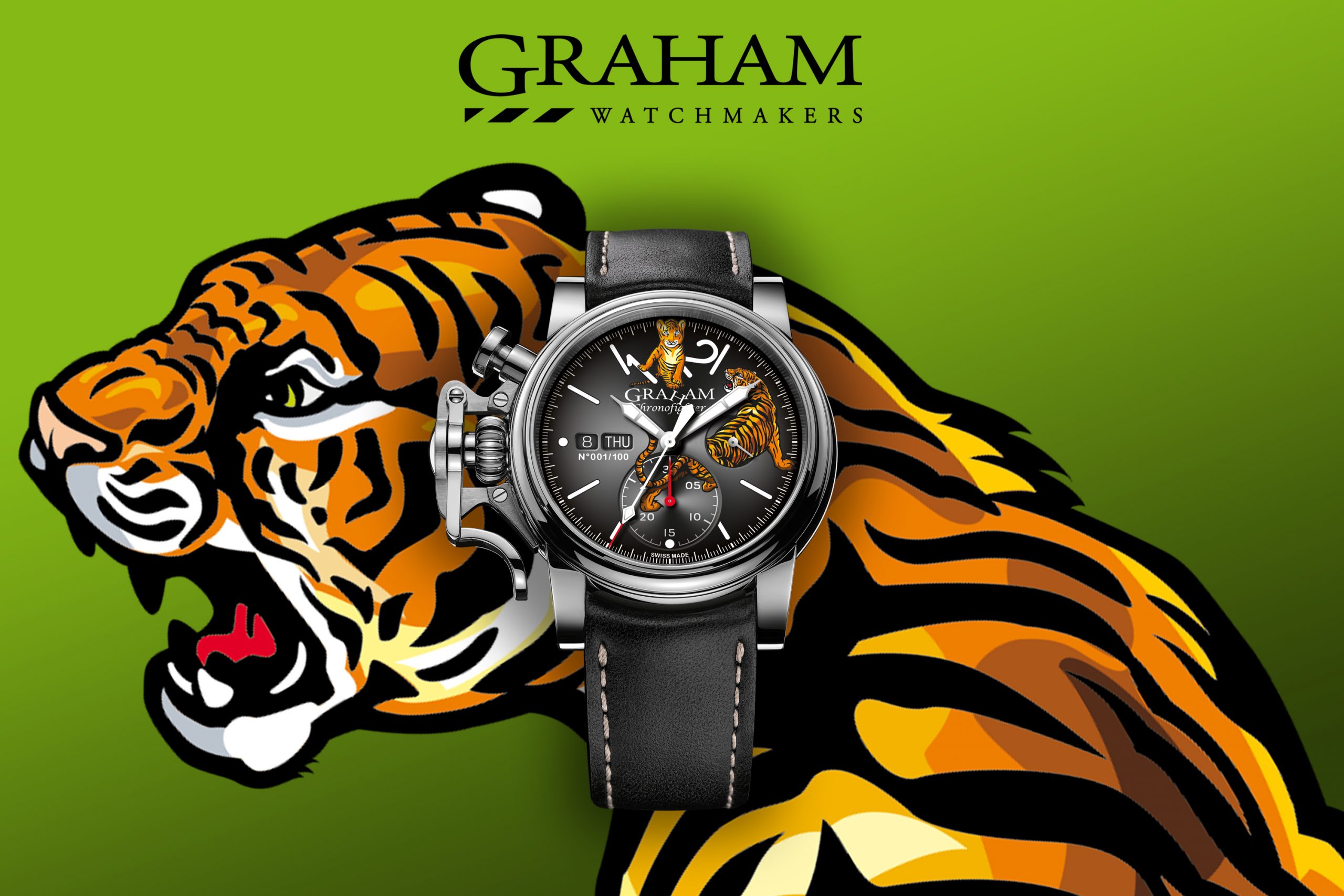 Graham Chronofighter Vintage Special Series: Golden Junk, Tiger and ...