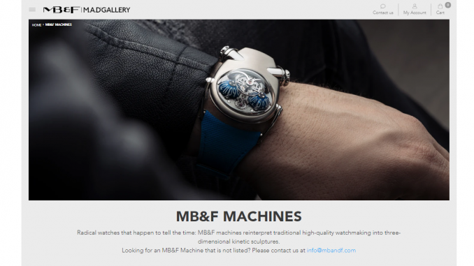 MB&F introduces new e-commerce concept - Watch I Love