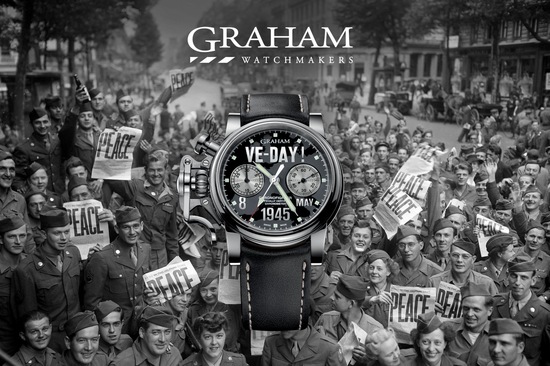 Graham Chronofighter Vintage Ltd VE-Day - Watch I Love