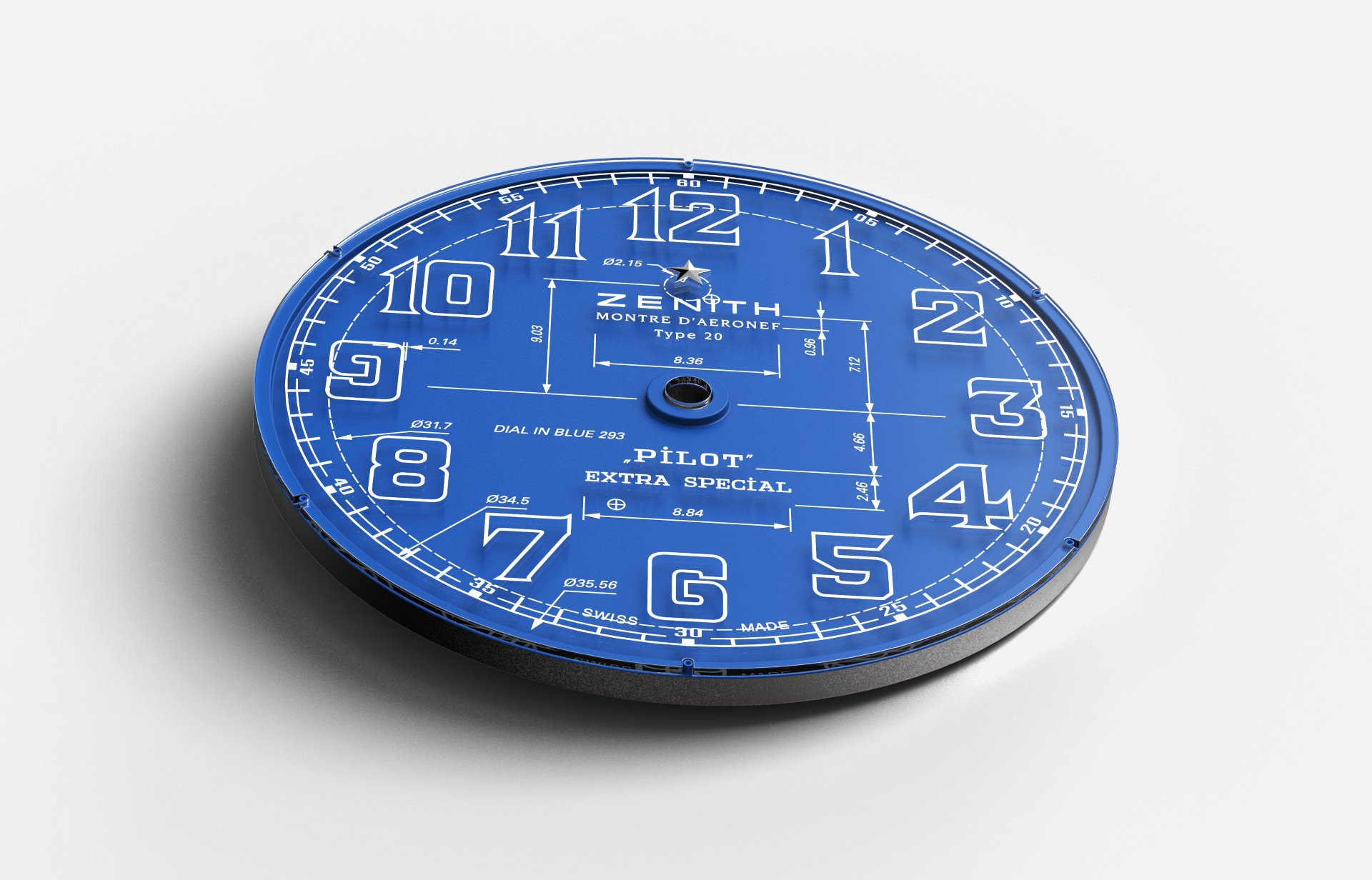 Zenith Pilot Type 20 Blueprint - Watch I Love