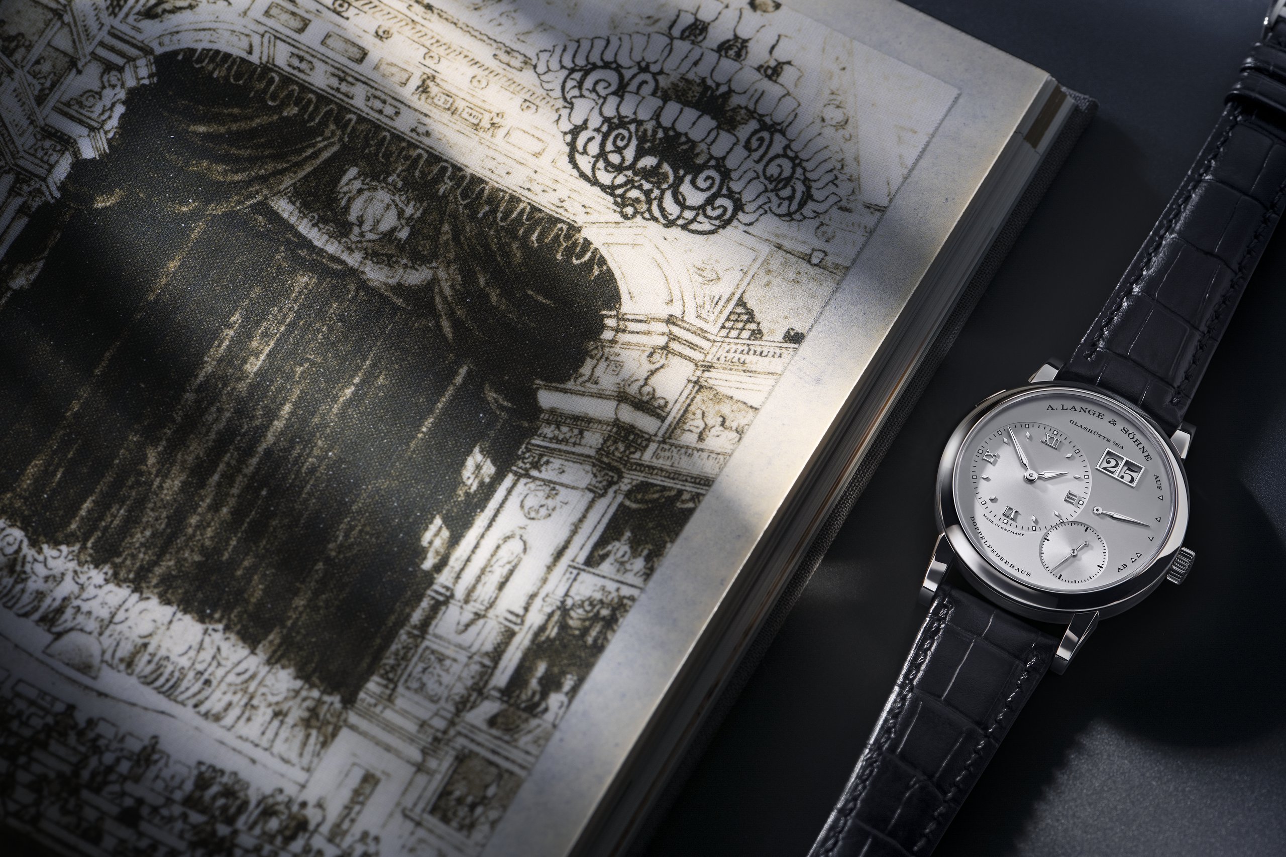 The time in five-minute increments: The five-minute clock in the Semper ...