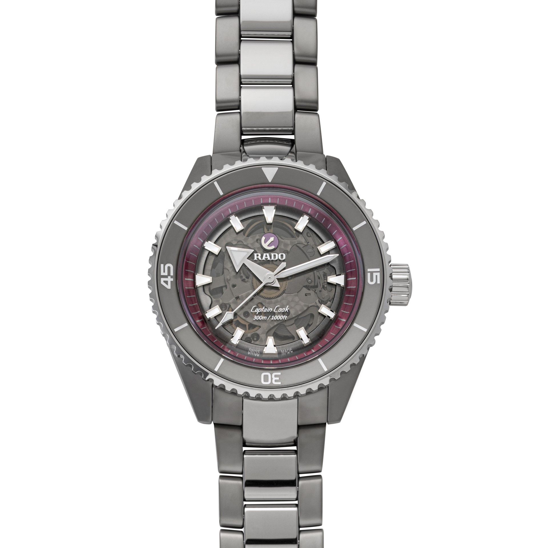 Rado Captain Cook High-Tech Ceramic Pink Dial Project - Watch I Love