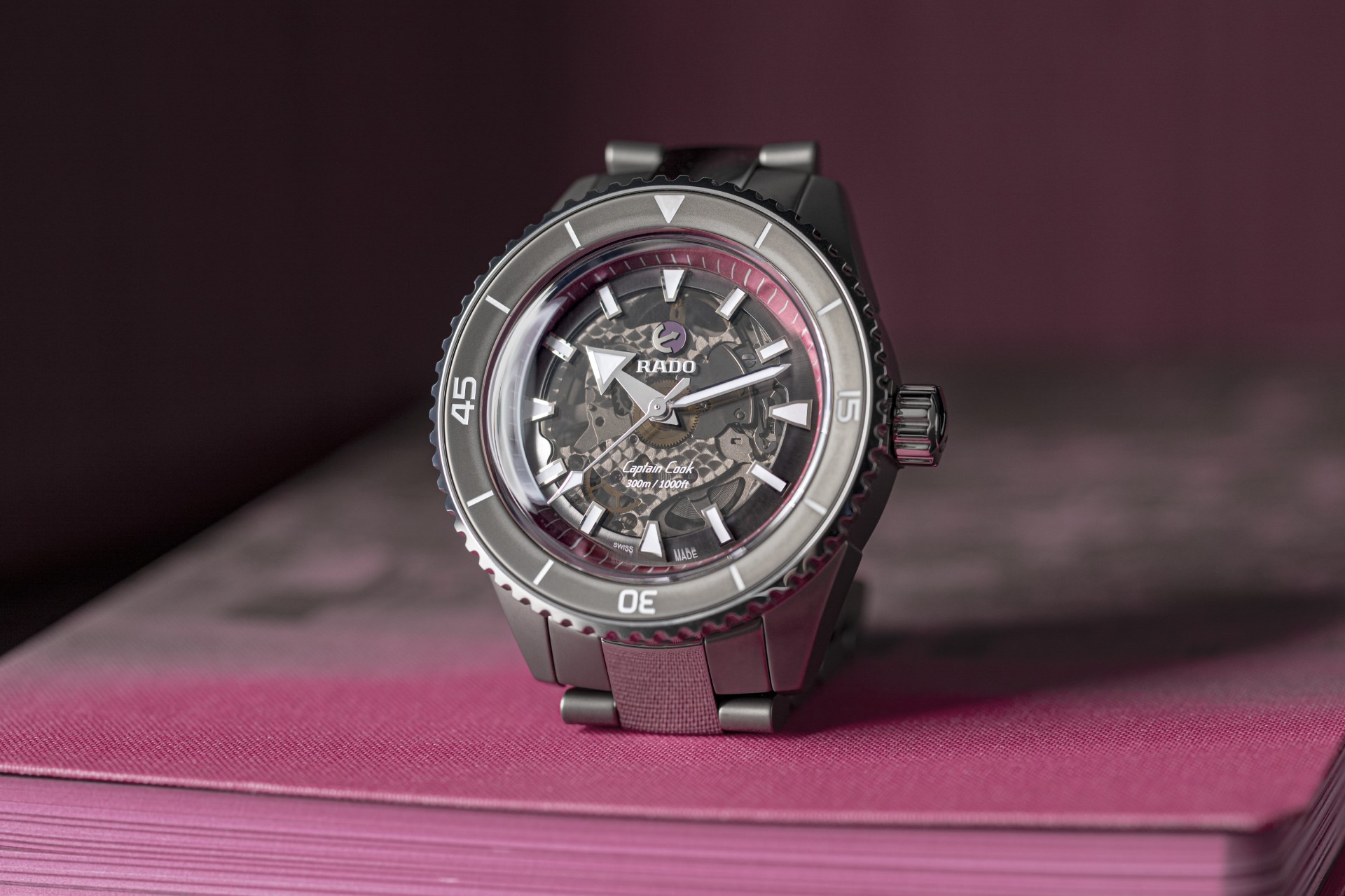 Rado Captain Cook High-Tech Ceramic Pink Dial Project - Watch I Love