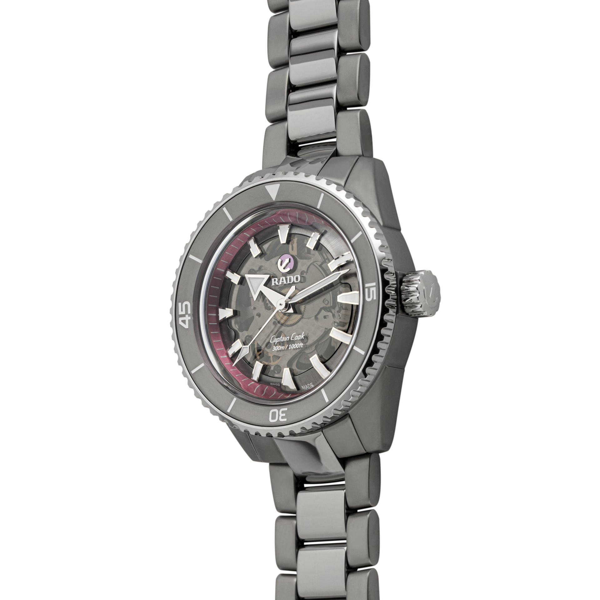 Rado Captain Cook High-Tech Ceramic Pink Dial Project - Watch I Love