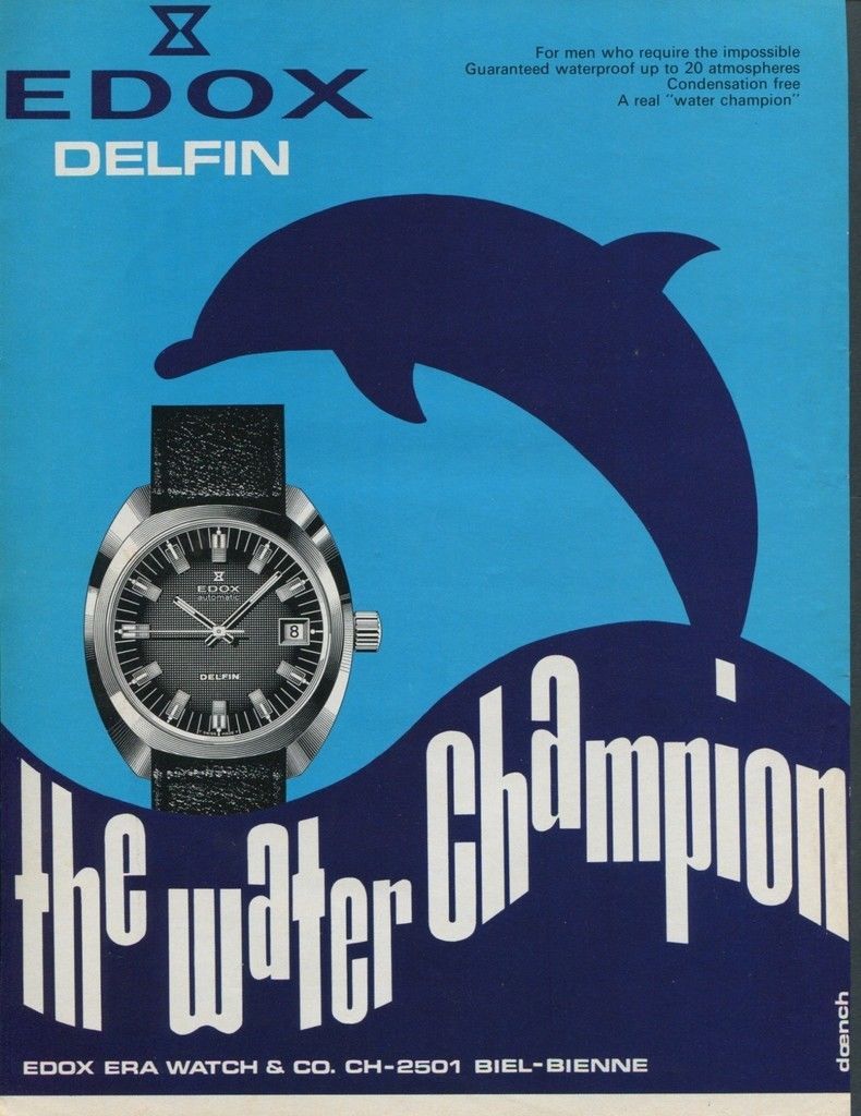 Edox Delfin Mecano – 60th Anniversary Limited Edition - Watch I Love