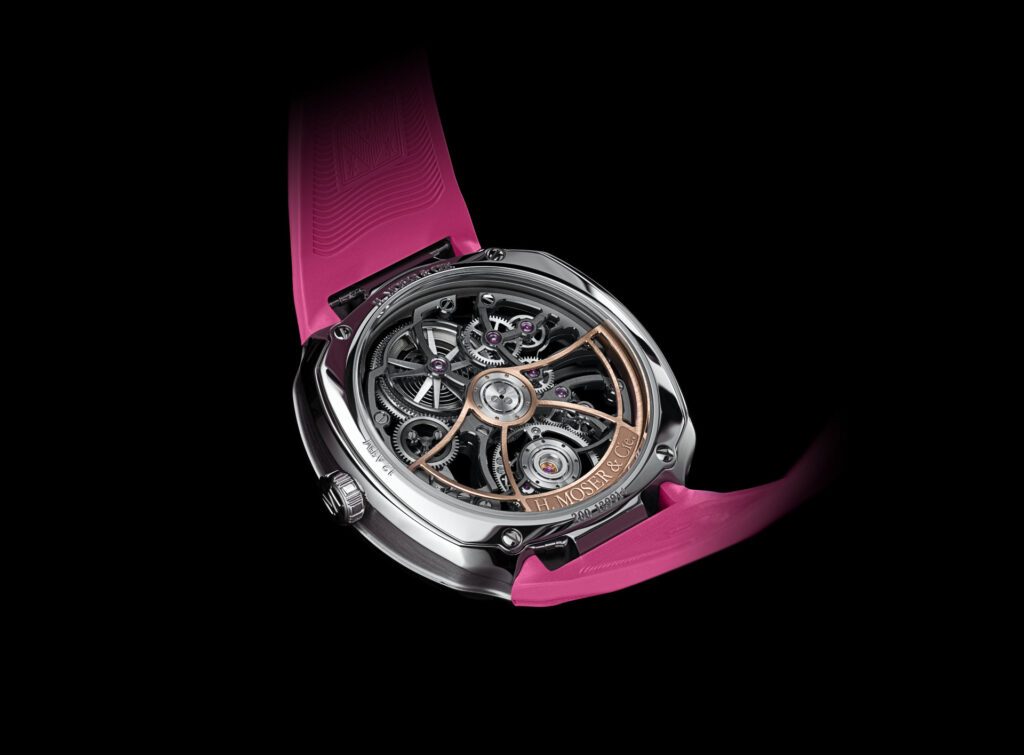 H. Moser & Cie. Unveils Pink Streamliner Cylindrical Tourbillon ...