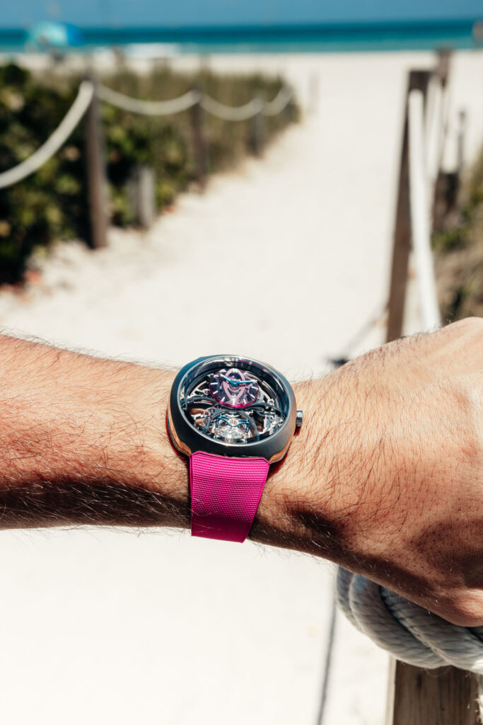 H. Moser & Cie. Unveils Pink Streamliner Cylindrical Tourbillon ...