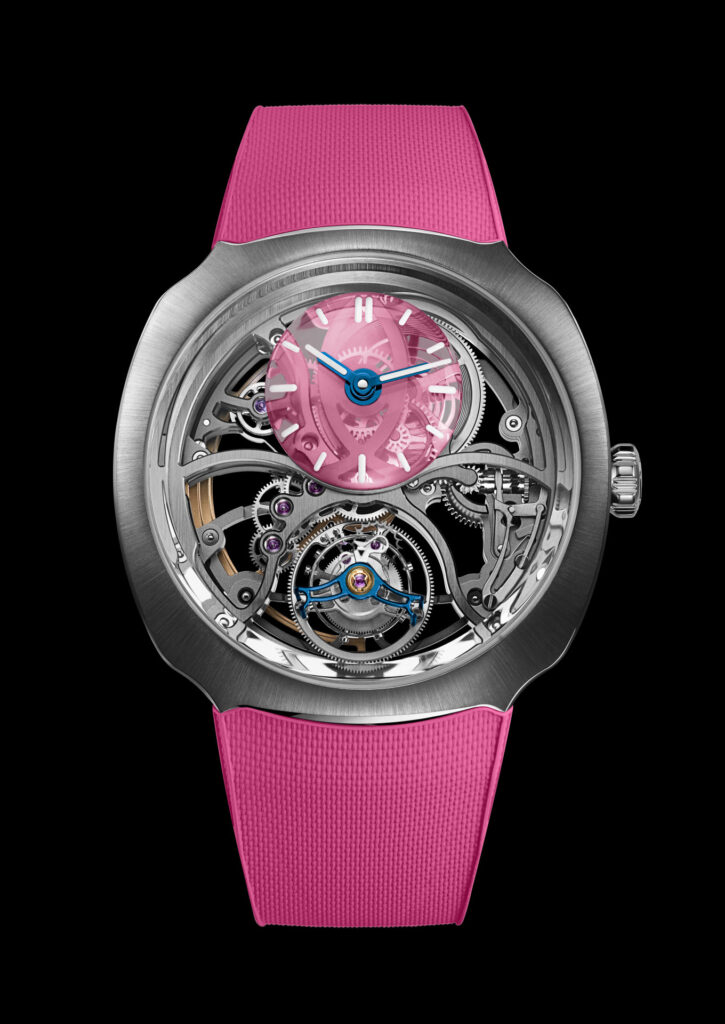 H. Moser & Cie. Unveils Pink Streamliner Cylindrical Tourbillon ...