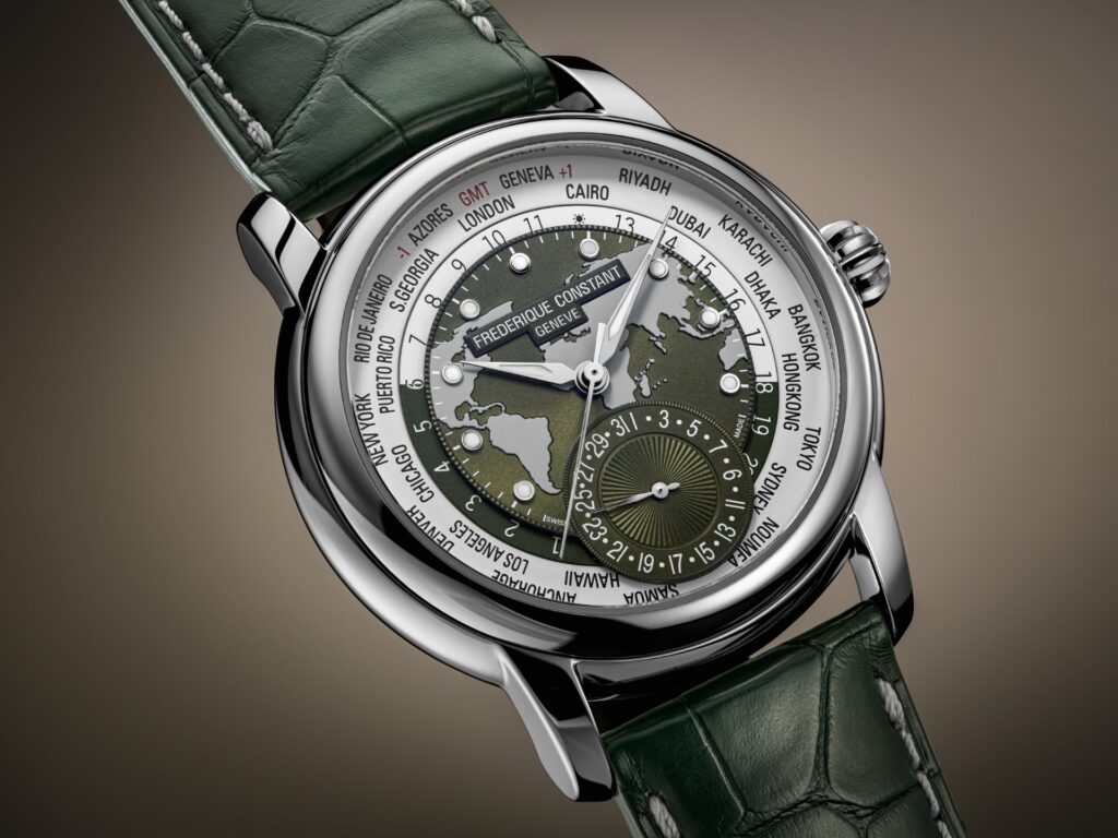 Explore the Elegance of the Worldtimer in Forest Green - Watch I Love
