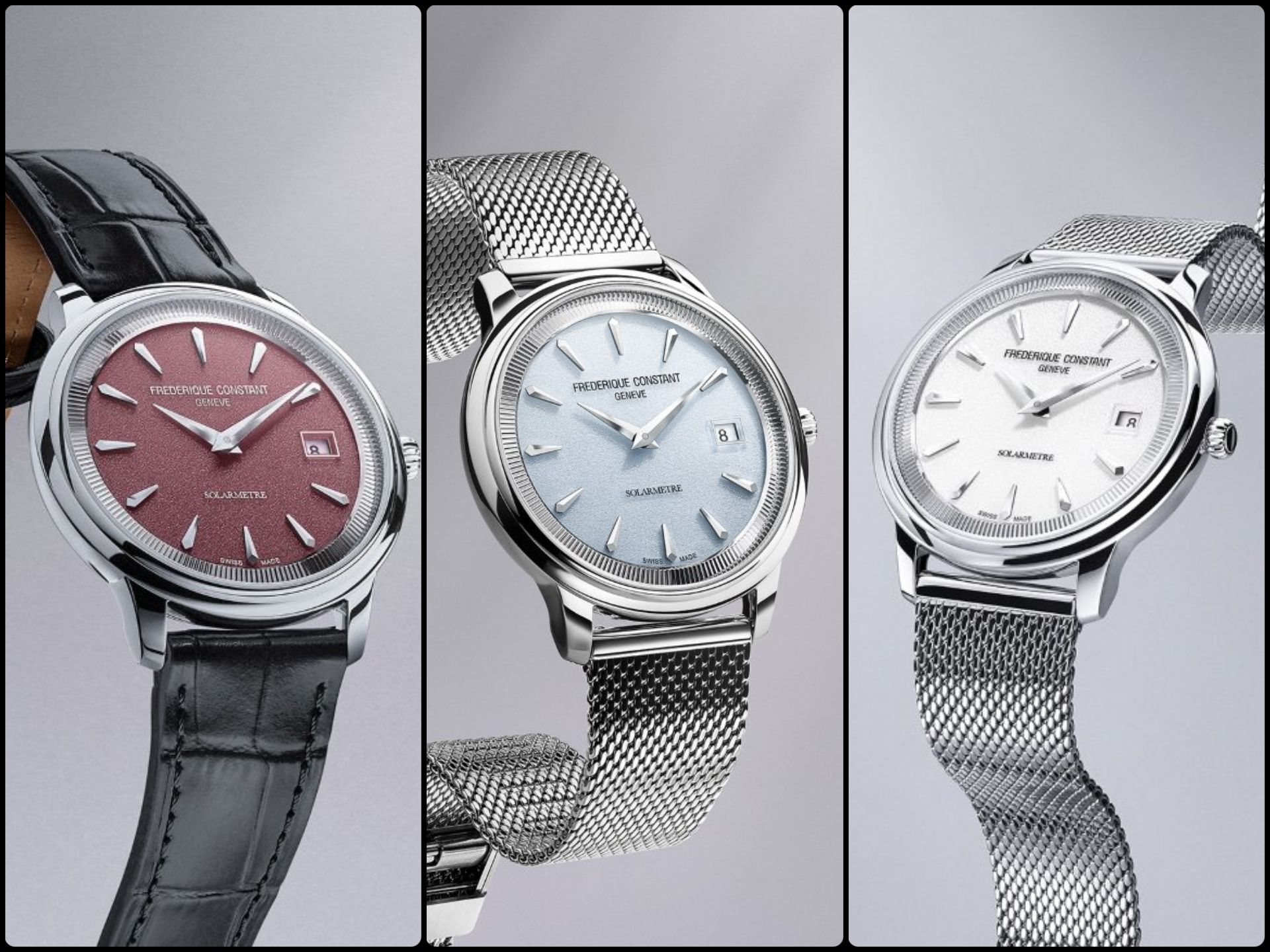 Frédérique Constant Classics Moneta Solarmetre: Solar Elegance In Three ...